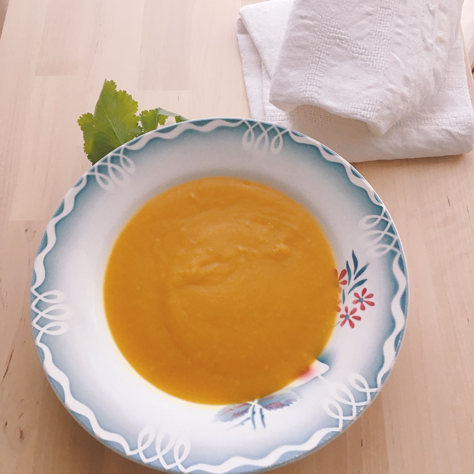 Soupe de courge butternut - verdira